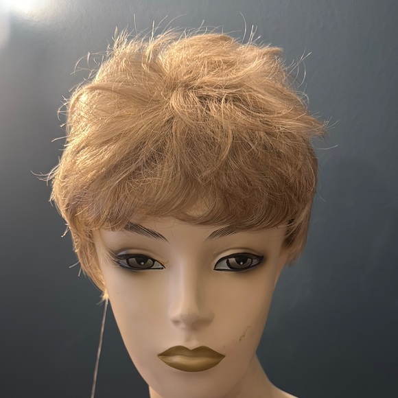 Hair | Tan Pixie Wig With Textured Volume | Poshmark